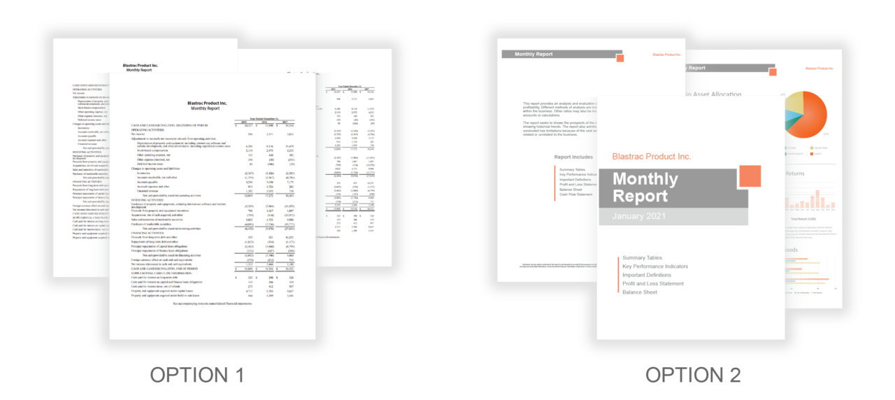 How to Build Visual Financial Reports - Reach Reporting